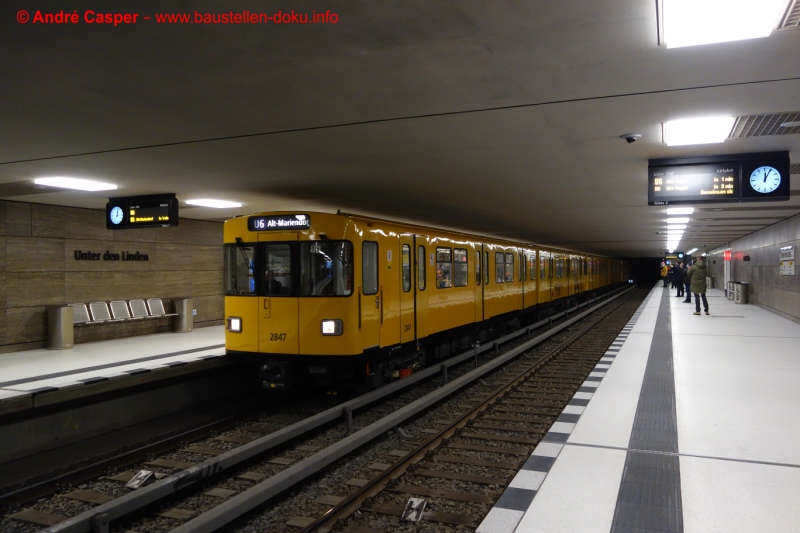 Bilder vom 04.12.2020 | Berlin, Erweiterung U-Bahn U5 | Ein Blick ...